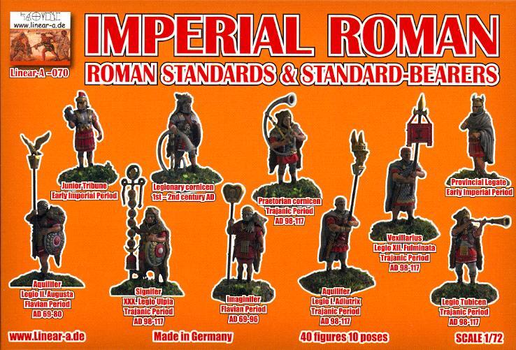 Linear A Models 1/72 IMPERIAL ROMAN STANDARDS & STANDARD BEARERS ...