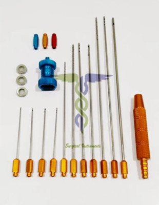 21Pcs Liposuction Luer Lock Cannulas Nano Fat Transfer Cosmetic Surgery ...