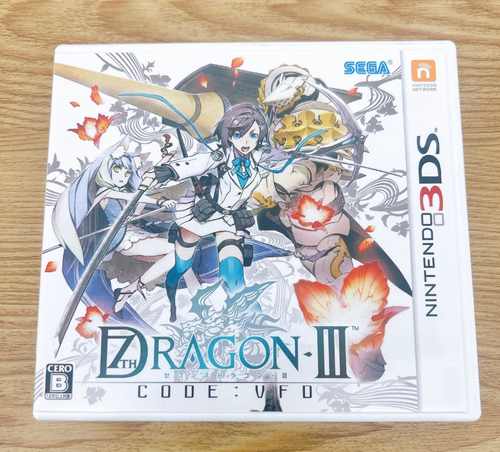 Seventh Dragon III Code: VFD Nintendo 3DS Used Japanese Game Software ...