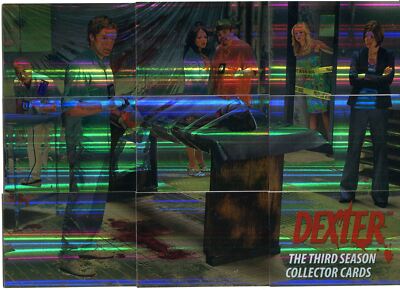 Dexter Season 3 Foil Chase Card Set Puzzle D3-CP1 - D3-Cp9 9 Card Set ...