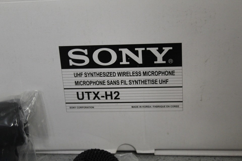 BRAND NEW Sony UTX-H2 UHF Synthesized Wireless Handheld Microphone 566 ...