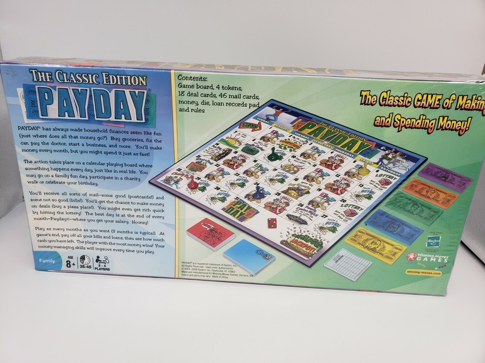 Pay Day The Classic Edition PayDay Winning Moves Board Game Factory ...