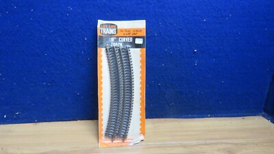 LIFE-LIKE HO SCALE TRAINS 18" CURVED TRACK 4 PIECES SEALED 617536 | eBay