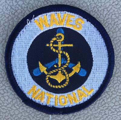 Waves National Embroidered Sew-On Round Patch | eBay