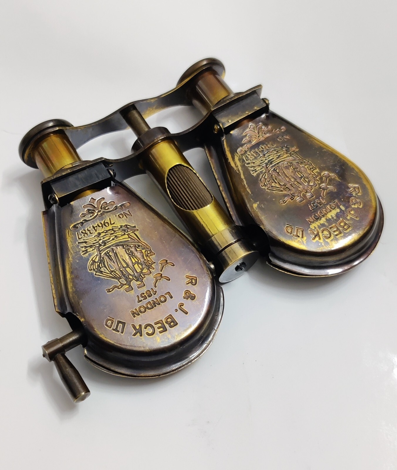 Antique Maritime Brass Monocular Binocular Spyglass Nautical ...