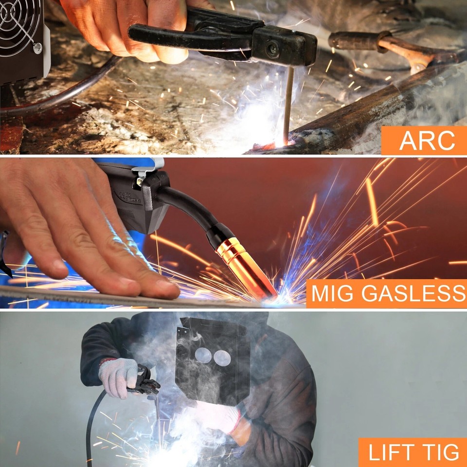 3 IN1 MIG WELDER INVERTER 270Amp MMA GASLESS TIG ARC/MIG WELDING ...