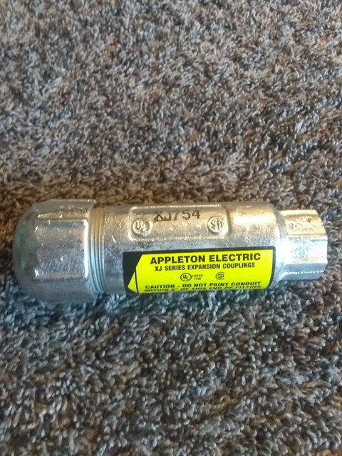 Appleton Electric XJ Series Expansion Coupling DWG 754-q Xj754 for sale ...