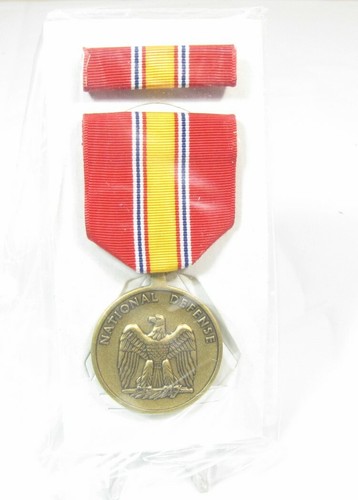 New NOS National Defense Service NDSM Full Size Medal & Ribbon Set dtd ...