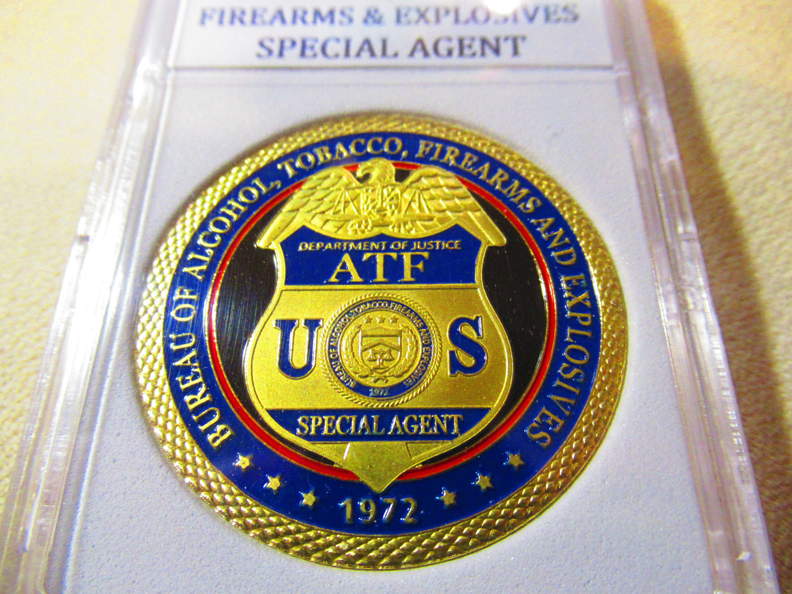 DEPT OF ALCOHOL TOBACCO FIREARMS & EXPLOSIVES (ATF) Spec. Agent ...