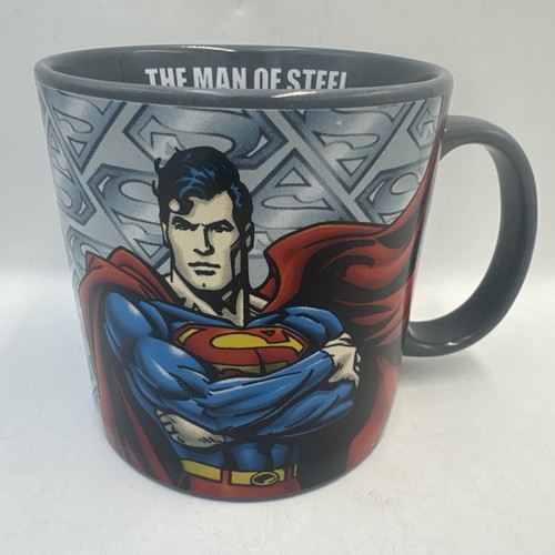 Superman The Man Of Steel DC Comics 20 oz Large Coffee Mug Tea Cup | eBay