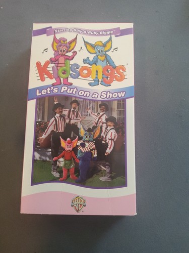 Kidsongs Let’s Put On A Show VHS 1995 Video Tape Billy Ruby Biggle ...