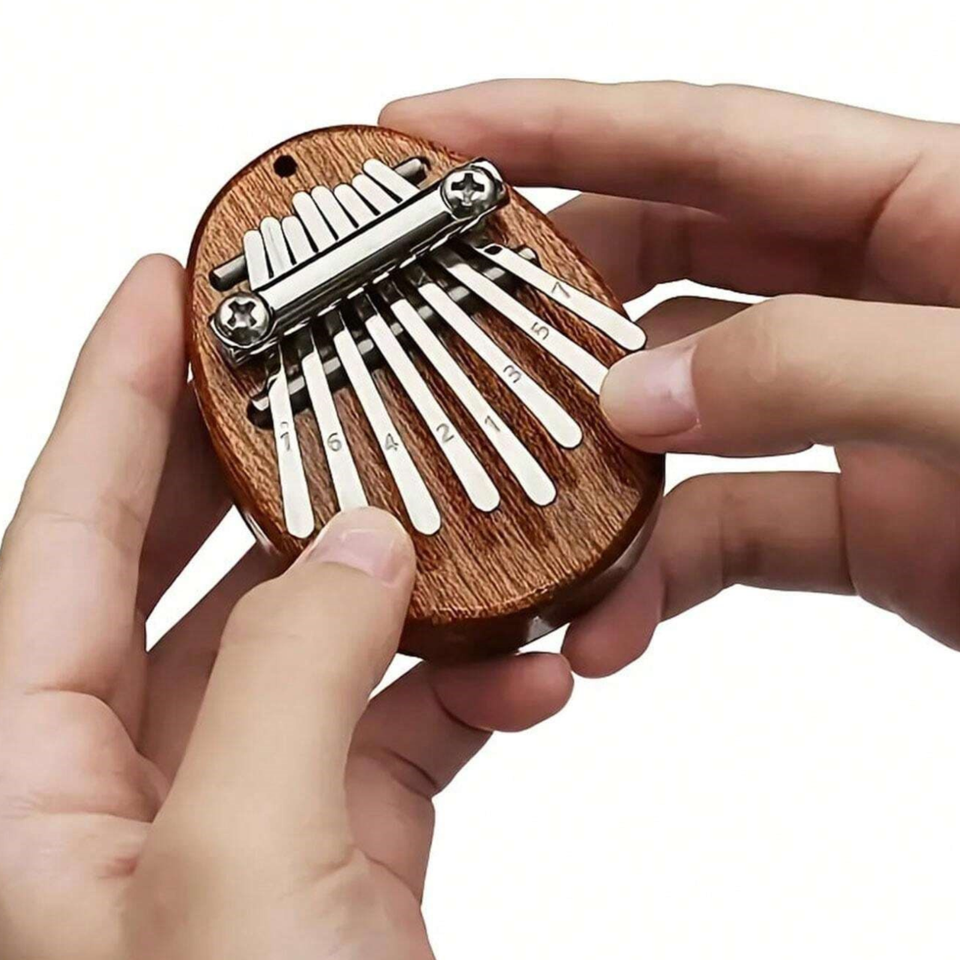 8 Key Mini Kalimba exquisite Finger Thumb Piano Marimba Musical good ...