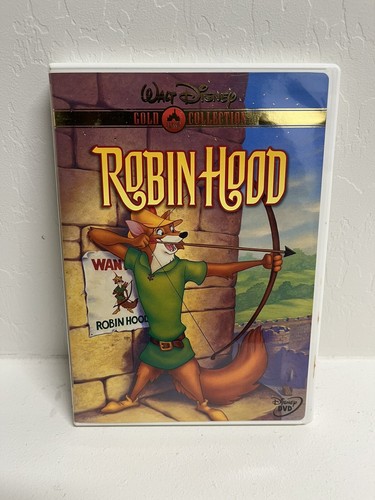 Robin Hood Walt Disney Gold Classic Collection DVD Complete w/ Insert ...