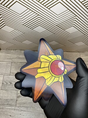 Pokemon Staryu & Starmie 3D Lenticular Motion Sticker Car Decal Peeker ...