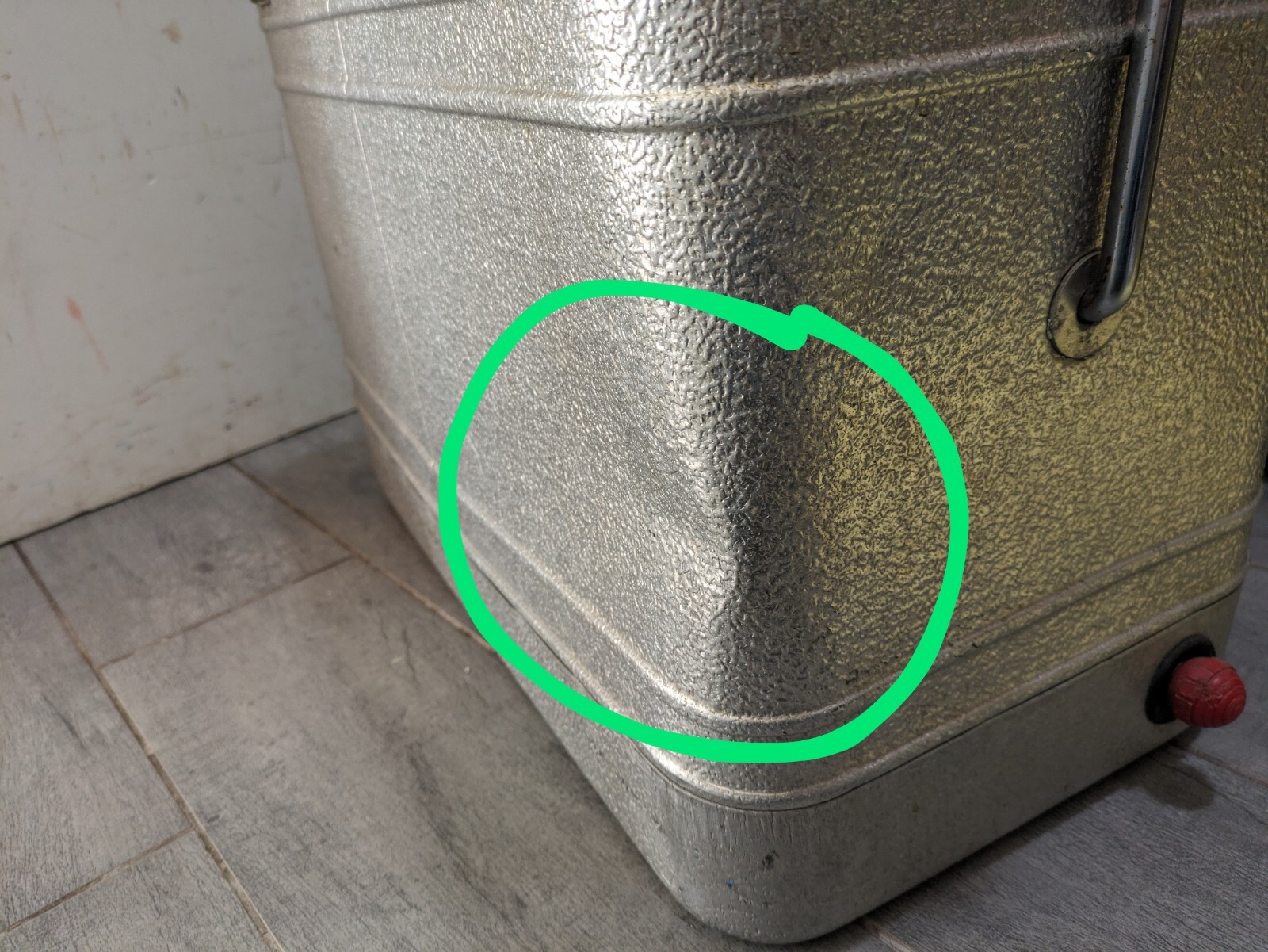 Vintage Knapp Monarch Therm-a-Chest Aluminum Cooler Ice Chest Box | eBay