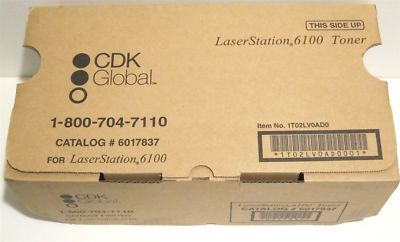 New Genuine CDK GLOBAL LaserStation 6100 Toner Cartridge PN: 6017837 | eBay