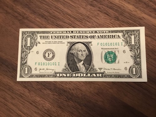 2017A $1 bill extremely cool 99.49% (01010101) repeater | eBay