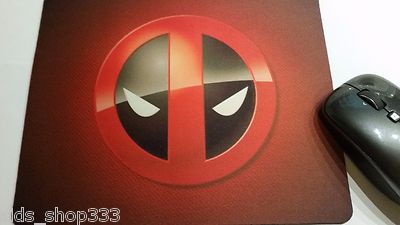 DEADPOOL LOGO ! Marvel comics Anti slip optical COMPUTER MOUSE PAD 9 X ...