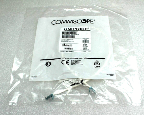 CommScope UNC10G-WH-2F Modular Patch Cord Cable LOT OF 5 | eBay