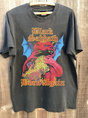 Black Sabbath Band Tee, Black Sabbath Born Again Cotton Unisex AN47273 ...