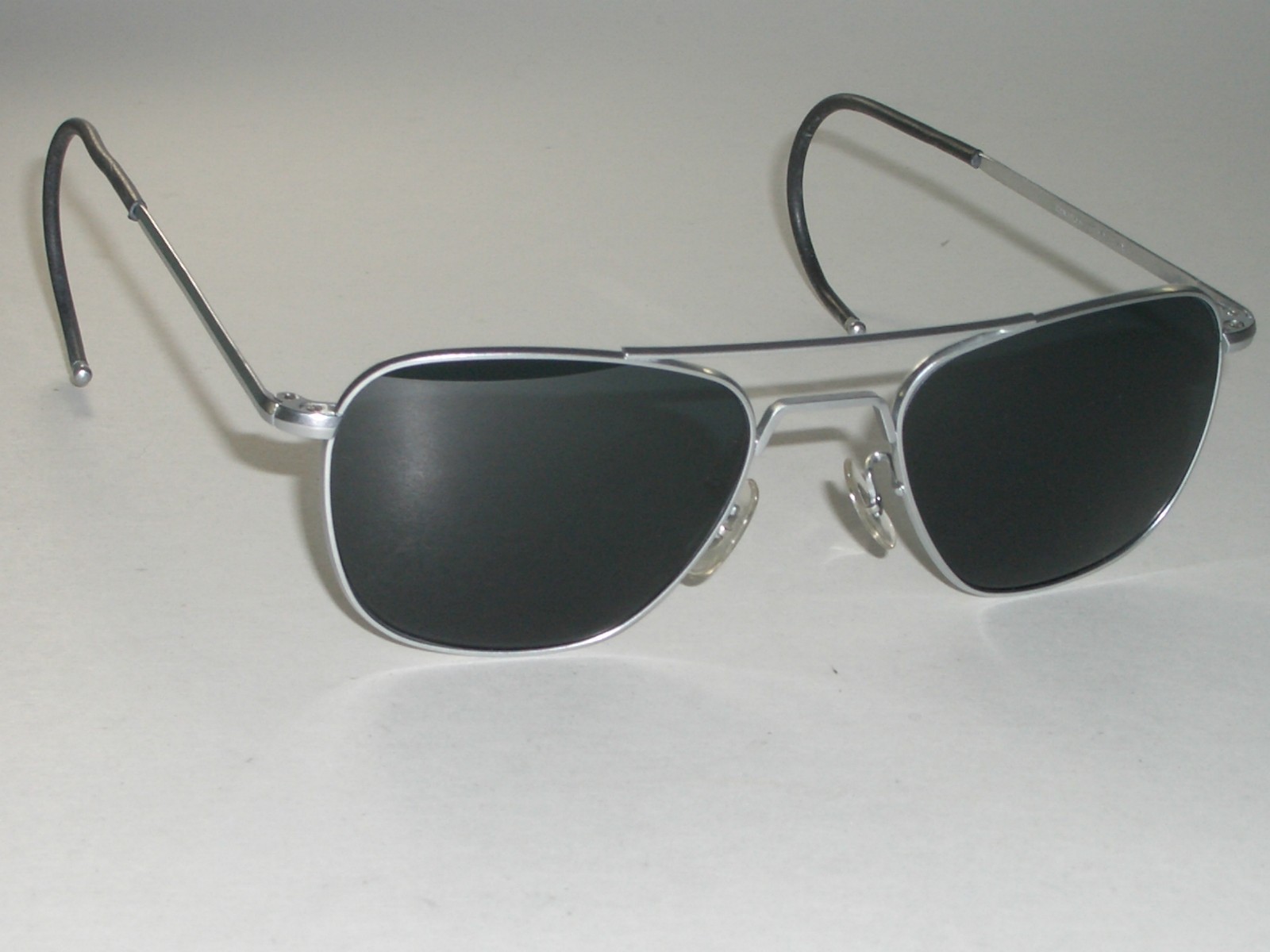 AF-52[]20 RANDOLPH ENGINEERING USA SILVER CABLE-WRAPS PILOT AVIATOR SUNGLASSES | eBay