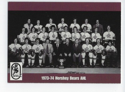 1998-99 Hershey Bears (AHL) 1973-74 Hershey Bears team photo card | eBay