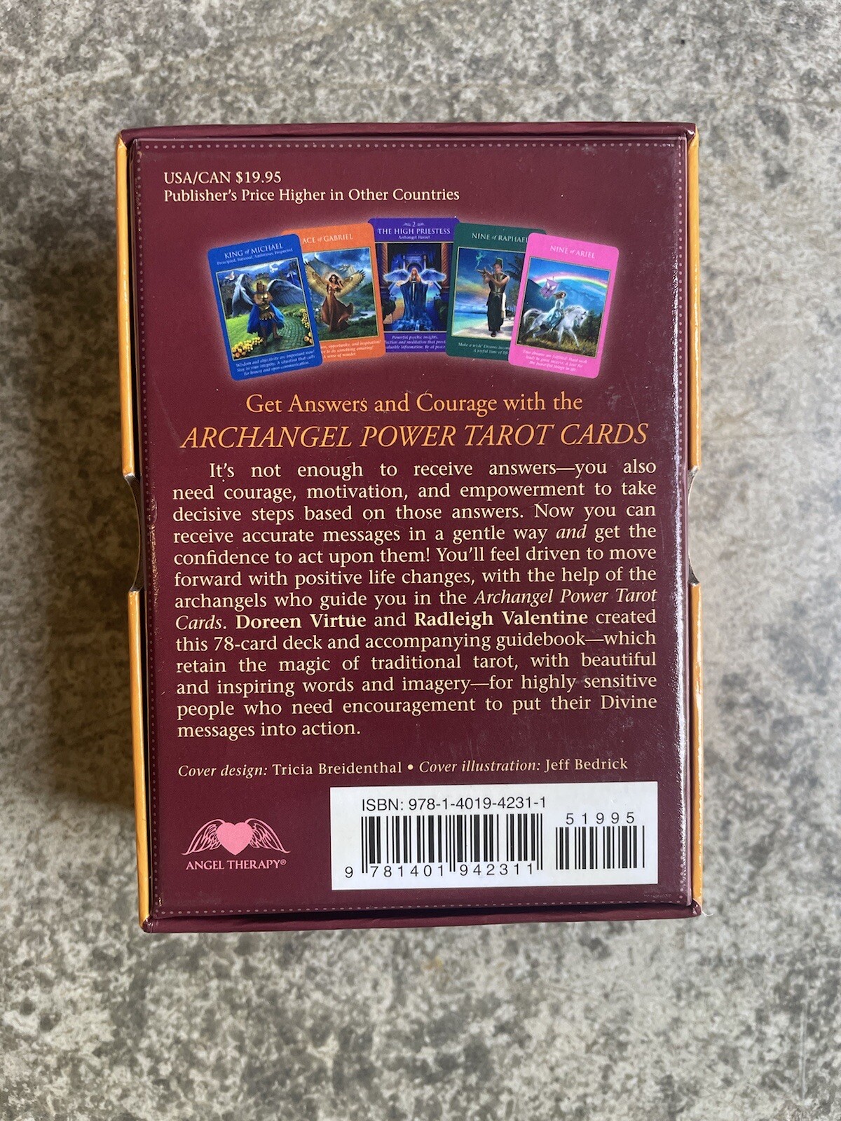 Archangel Power Tarot Cards : A 78-Card Deck and Guidebook by Radleigh ...