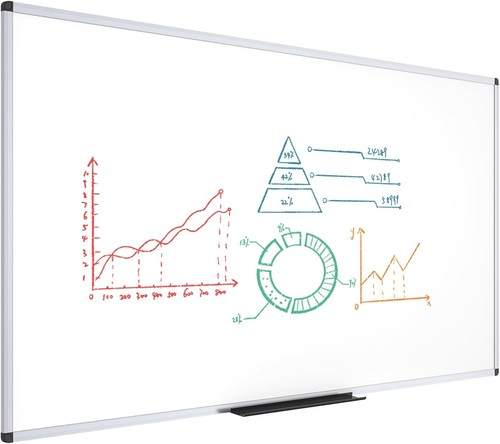 Dry Erase Board/Magnetic Whiteboard, 96 x 48 Inches, Large Wall Mounted ...