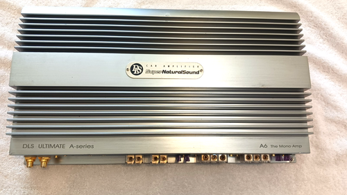 OLD SCHOOL DLS A6 1200 WATT MONO AMP MADE IN SWEDEN CLEAN POWER WORKS ...