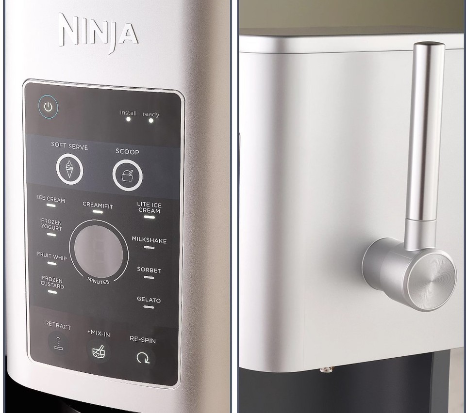 Ninja CREAMi Swirl 13-in-1 Soft Serve Ice Cream Machine - NC701 ...