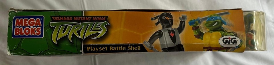 2005 Mega Bloks TMNT 1411 Battle Shell Bridge (Italian Version) BNIB ...