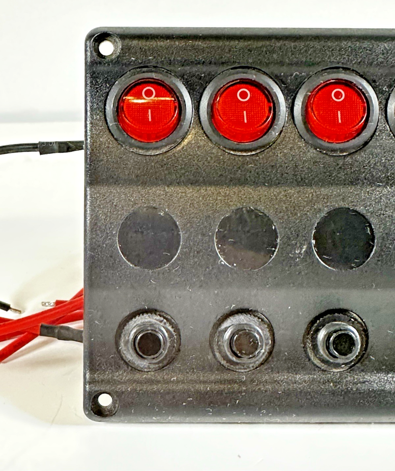 LED 12V 8-Switch Distribution Panel Pre-Wired Boat Panel Mount (7B) | eBay