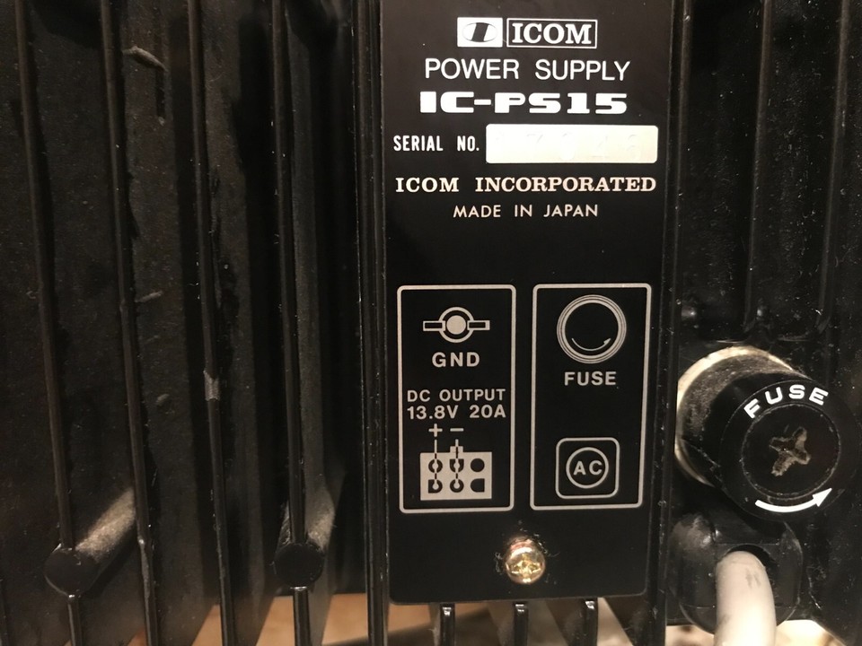 ICOM - IC PS15 Power Supply 13.8V 20 amp | eBay