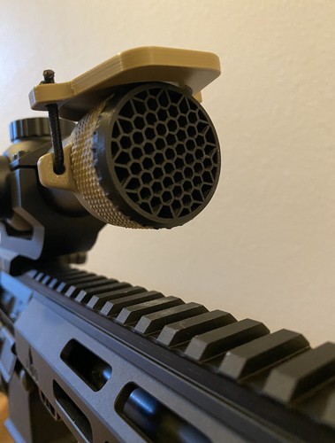 FDE 30mm ARD (Anti Reflective Device) Elastic Flip Up Cover - LPVO ...