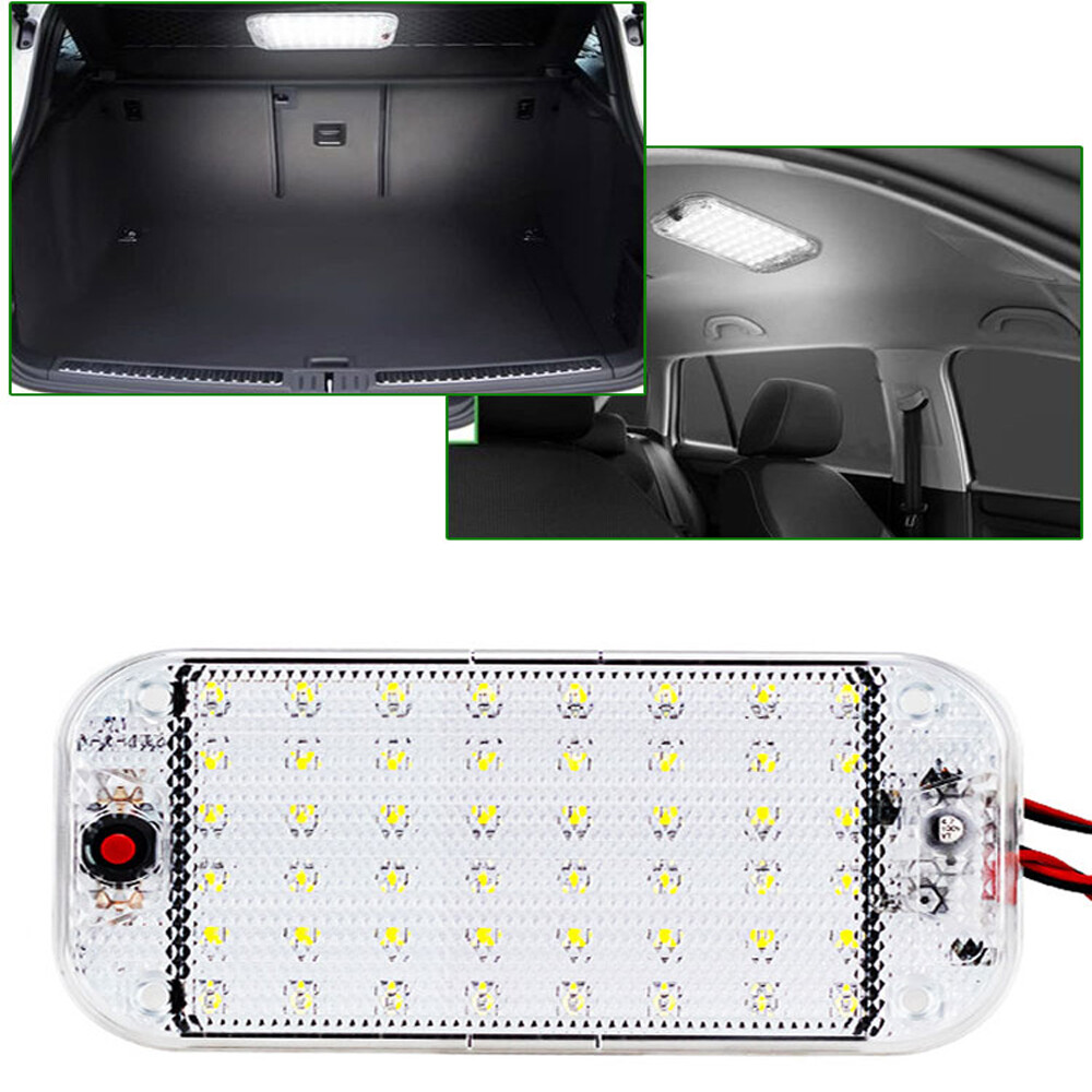 48 LED Car Panel Lights Car Interior Reading Lamp High Brightness Cabin ...