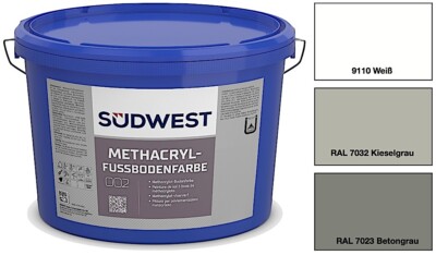 Südwest Methacryl Fussbodenfarbe / Heizölsperre - Öl-Auffangwanne Boden ...