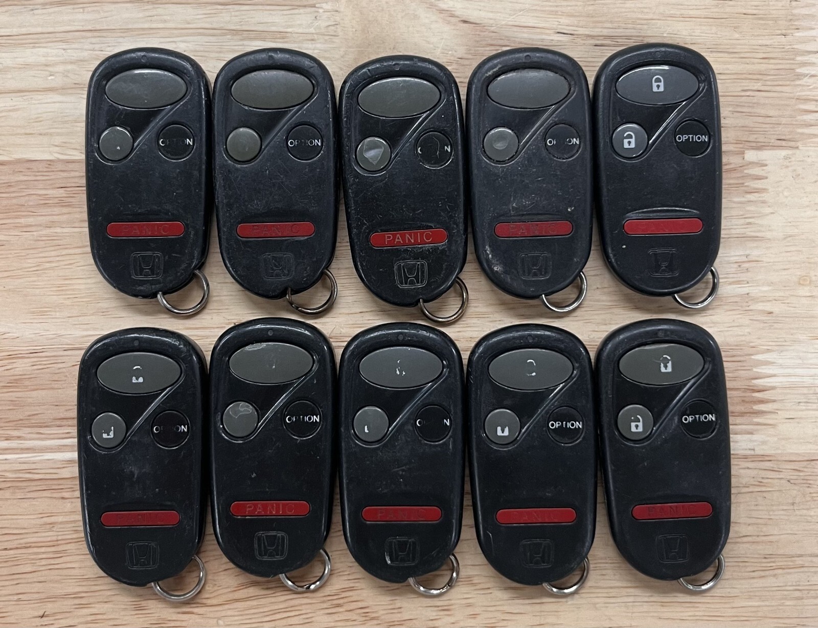 LOT OF 10 HONDA REMOTE KEYS OEM A269ZUA101 USED | eBay