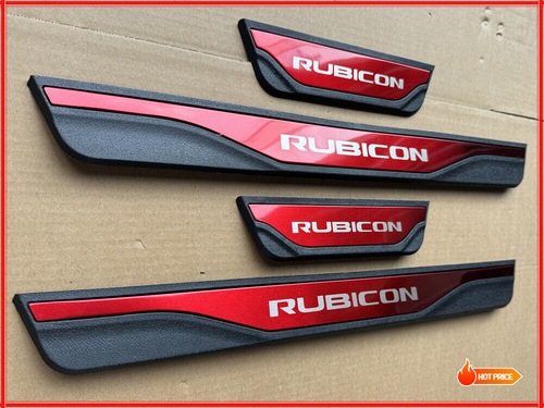 For Rubicon Accessories Car Door Scuff Sill Cover Panel Step Protector ...