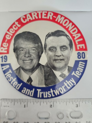 Re-elect Carter - Mondale 1980 A Tested Trustworthy Team Campaign ...