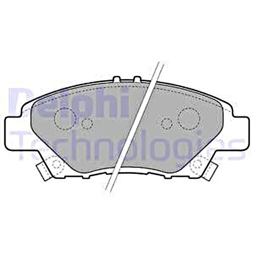 DELPHI Disc Brake Pad Set For HONDA City Saloon Cr-Z Insight IV 45022 ...