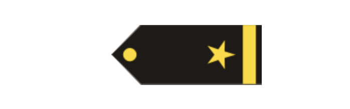 4" navy rank ens shoulder board bumper sticker decal usa made | eBay