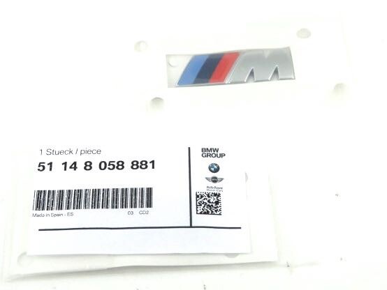 2 x Genuine New BMW M WING BADGE Fender Logo For 1 2 3 4 5 X5 Series ...