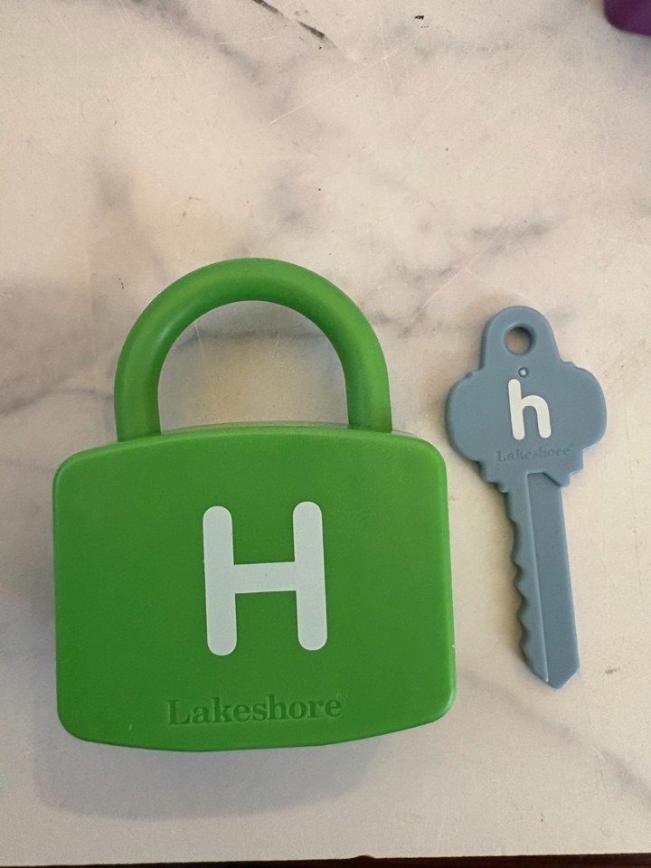 Lakeshore Learning Letters Padlock & Key REPLACEMENT Parts U-Pick | eBay