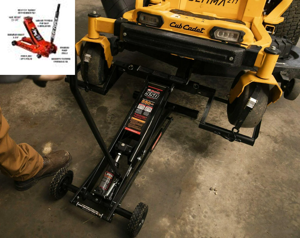 Mojack 26 In. 550 Lb. Hydraulic Mower Deck Lift | eBay