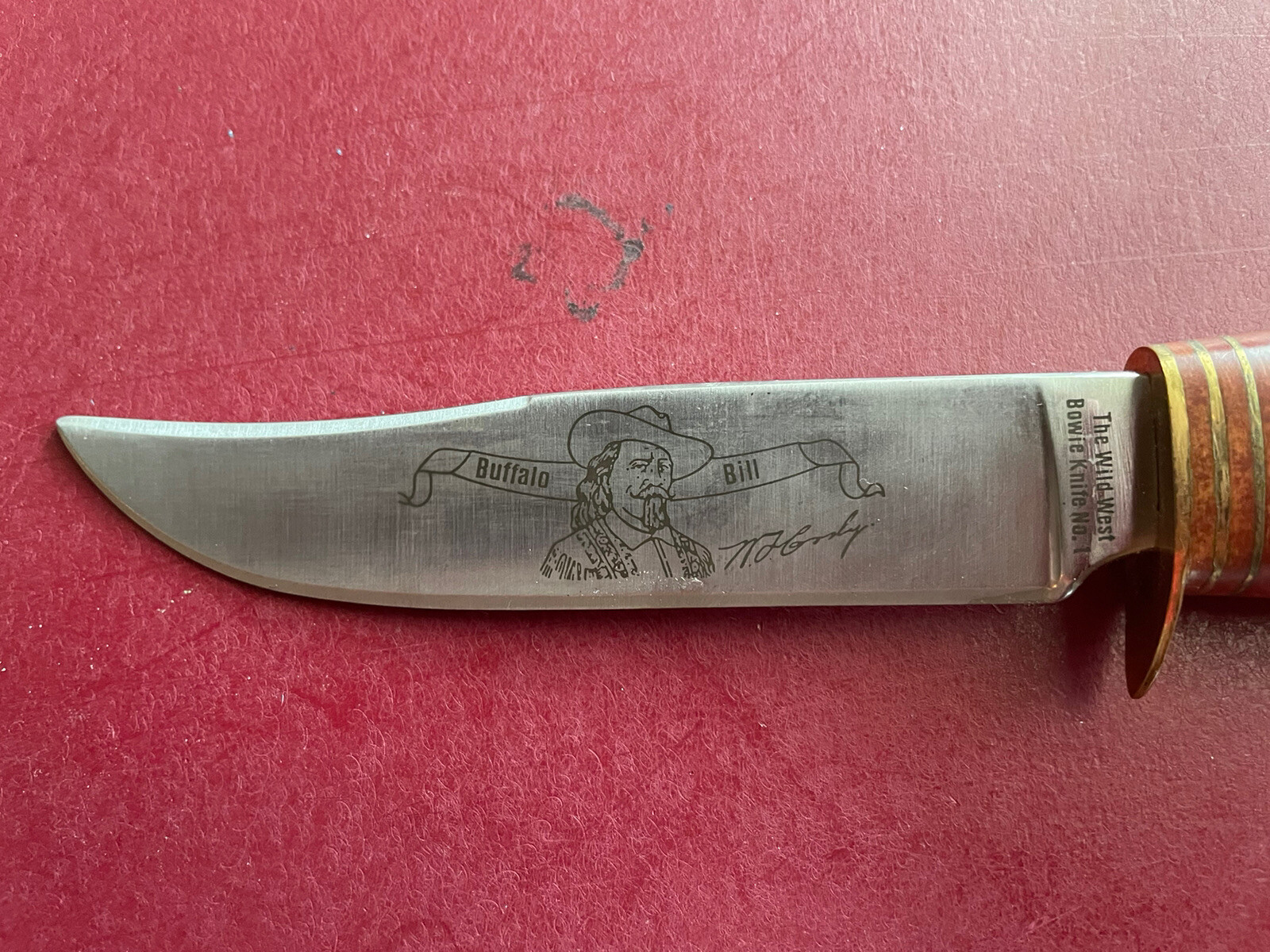 The Wild West Bowie Knife No. 1 Buffalo Bill Fixed Blade Knife | eBay