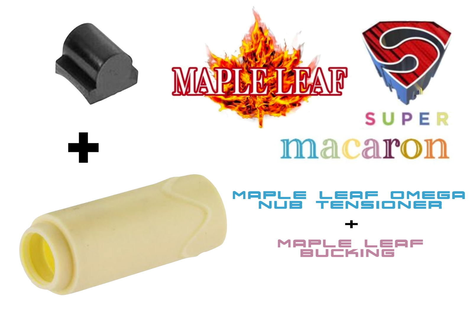 Maple Leaf Super Macaron 60° Degree and Omega Nub AEG Airsoft Hop ...