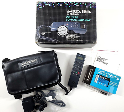 Vintage Motorola Cellular Softpak Telephone America Series MS833 ...
