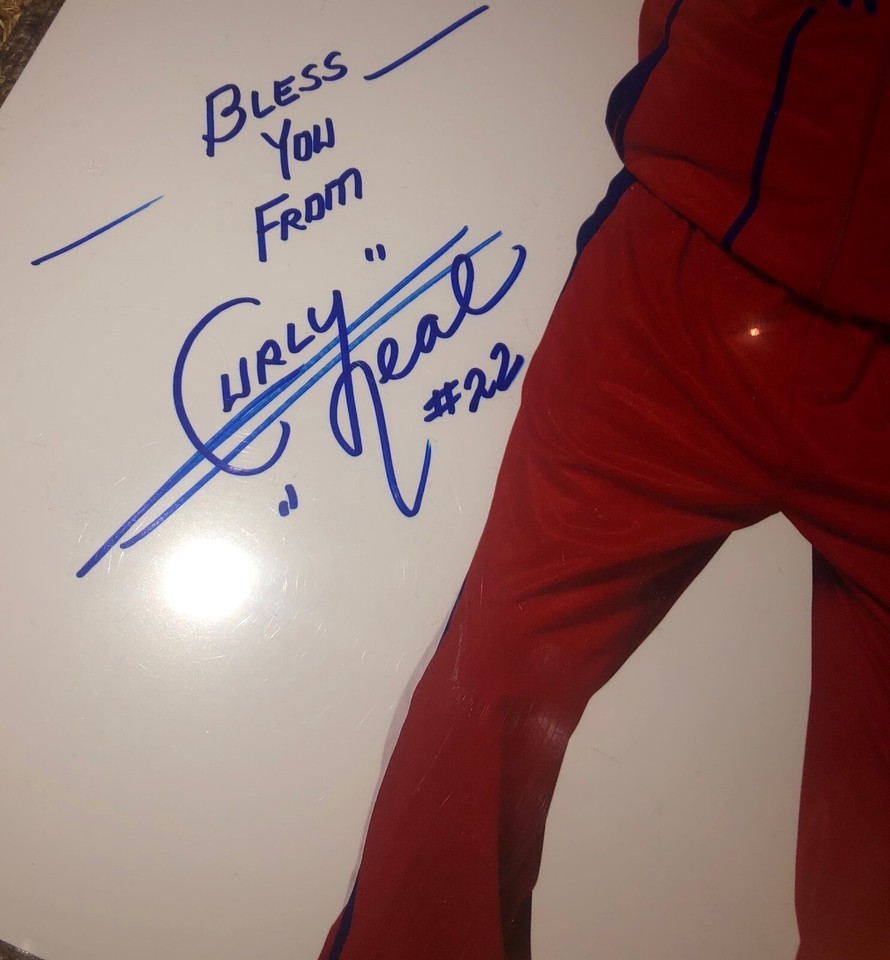 Curly Neal SIGNED Harlem Globetrotters Autographed 16 x 20 picture ...