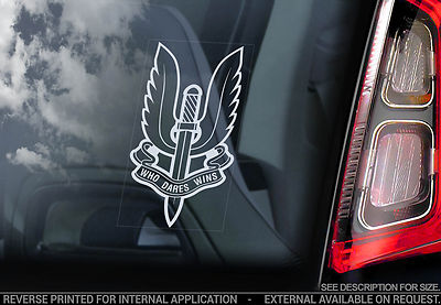SAS - Car Window Sticker -S.A.S British Army Special Forces Logo Sign ...