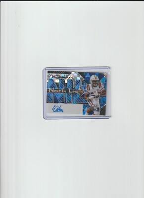 2025 Leaf Metal Autograph Next In Line Caden Durham 4/8 Auto Blue ...